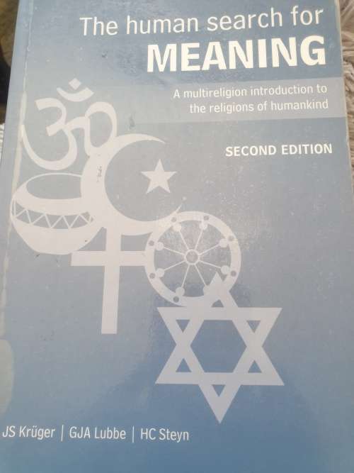 Religion Unisa Textbooks The Human Search For Meaning 2nd Ed